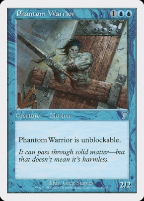MTGNexus - Phantom Warrior from Seventh Edition