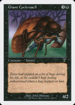 MTGNexus - Giant Cockroach from Seventh Edition