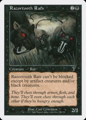 MTGNexus - Razortooth Rats from Seventh Edition