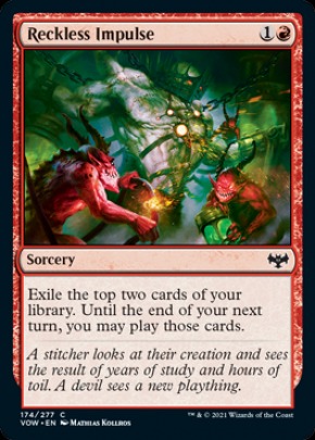 MTGNexus - Reckless Impulse from Innistrad: Crimson Vow