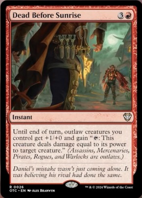 MTGNexus - Dead Before Sunrise from Outlaws of Thunder Junction Commander