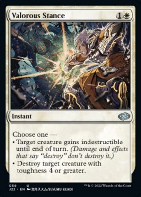 MTGNexus - Valorous Stance from Jumpstart 2022