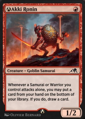 MTGNexus - A-Akki Ronin from Kamigawa: Neon Dynasty