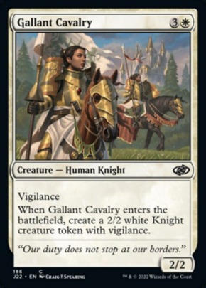 MTGNexus - Gallant Cavalry from Jumpstart 2022