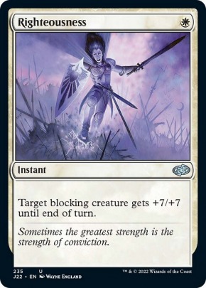 MTGNexus - Righteousness from Jumpstart 2022
