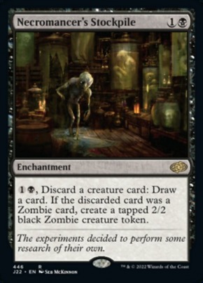 MTGNexus - Necromancer's Stockpile from Jumpstart 2022
