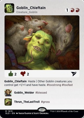 MTGNexus - Goblin Chieftain from Secret Lair Drop Series