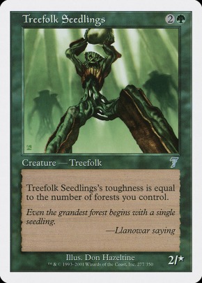 MTGNexus - Treefolk Seedlings from Seventh Edition