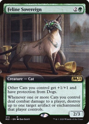 MTGNexus - Feline Sovereign from Core Set 2021