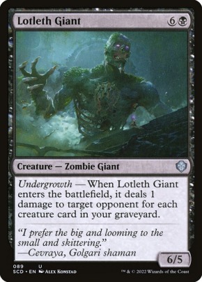 MTGNexus - Lotleth Giant from Starter Commander Decks