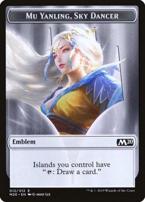 MTGNexus - Mu Yanling, Sky Dancer Emblem from Core Set 2020 Tokens