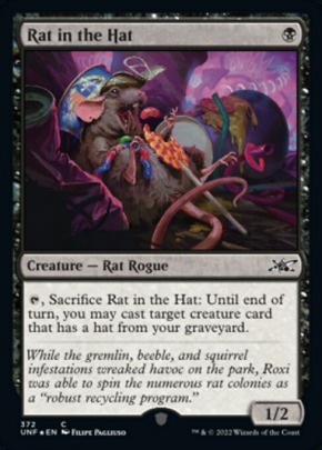 MTGNexus - Rat in the Hat from Unfinity