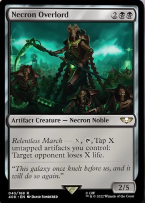 MTGNexus - Necron Overlord from Warhammer 40000