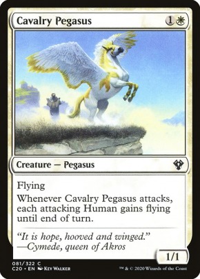 MTGNexus - Cavalry Pegasus from Commander 2020