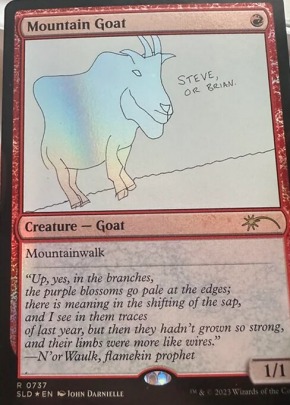 MTGNexus - Mountain Goat from Secret Lair Drop Series