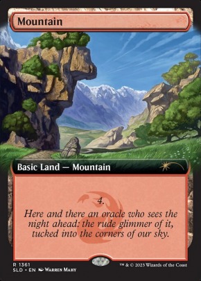 MTGNexus - Mountain from Secret Lair Drop Series
