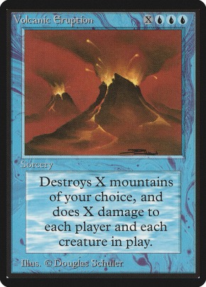 MTGNexus - Volcanic Eruption from Limited Edition Beta