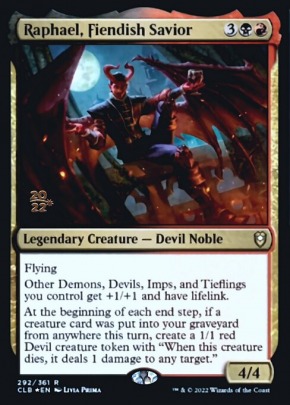 MTGNexus - Raphael, Fiendish Savior from Battle for Baldur's Gate Promos
