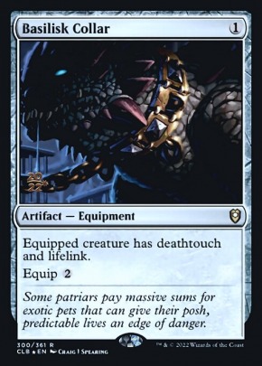 MTGNexus - Basilisk Collar from Battle for Baldur's Gate Promos