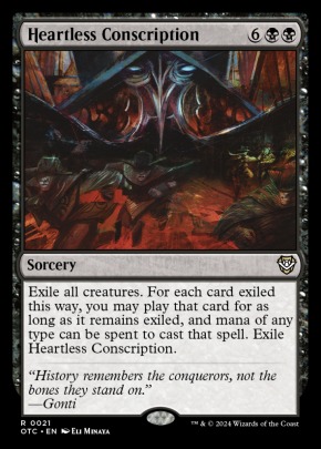 MTGNexus - Heartless Conscription from Outlaws of Thunder Junction ...