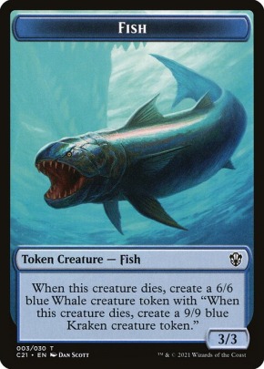 MTGNexus - Fish from Commander 2021 Tokens