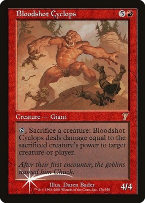MTGNexus - Bloodshot Cyclops from Seventh Edition