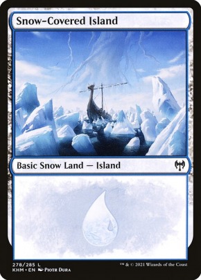 MTGNexus - Snow-Covered Island from Kaldheim