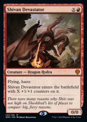 MTGNexus - Shivan Devastator from Dominaria United Promos