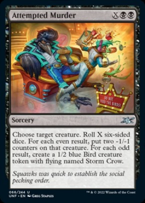 MTGNexus - Attempted Murder from Unfinity