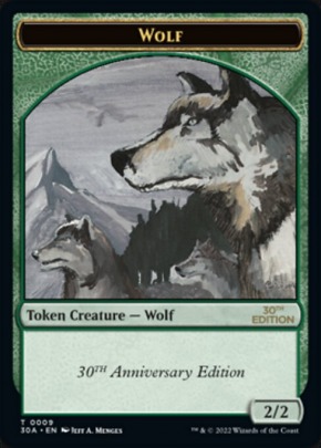 MTGNexus - Wolf from 30th Anniversary Tokens