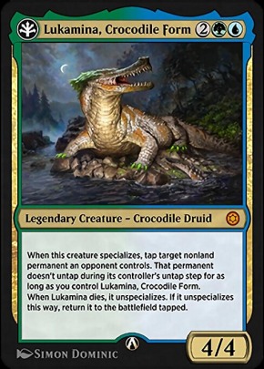 MTGNexus - Lukamina, Crocodile Form from Alchemy Horizons: Baldur's Gate