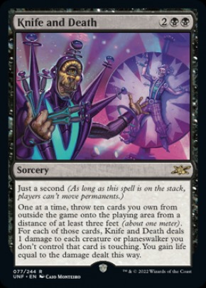 MTGNexus - Knife and Death from Unfinity