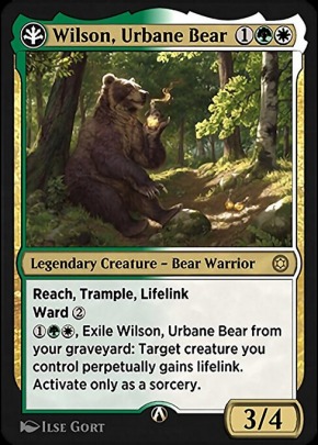 MTGNexus - Wilson, Urbane Bear from Alchemy Horizons: Baldur's Gate
