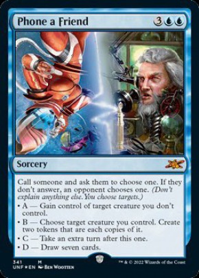 MTGNexus - Phone a Friend from Unfinity