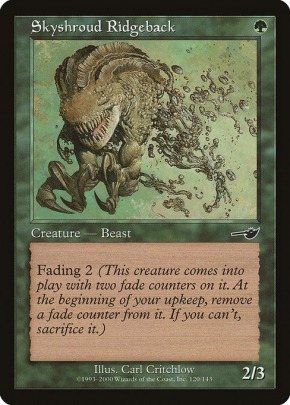 MTGNexus - Skyshroud Ridgeback from Nemesis