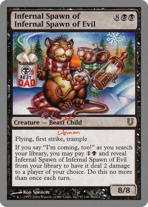 MTGNexus - Infernal Spawn of Infernal Spawn of Evil from Unhinged