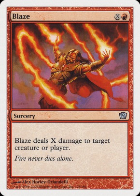 MTGNexus - Blaze from Ninth Edition