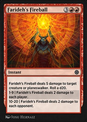 MTGNexus - Farideh's Fireball from Alchemy Horizons: Baldur's Gate