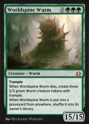 MTGNexus - Worldspine Wurm from Explorer Anthology 3