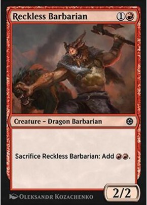 MTGNexus - Reckless Barbarian from Alchemy Horizons: Baldur's Gate
