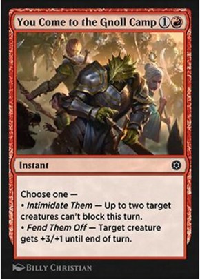 MTGNexus - You Come to the Gnoll Camp from Alchemy Horizons: Baldur's Gate