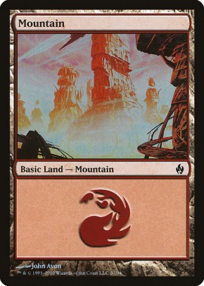 MTGNexus - Mountain from Premium Deck Series: Fire and Lightning
