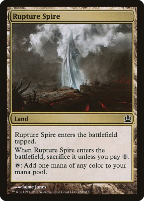 MTGNexus - Rupture Spire from Commander 2011