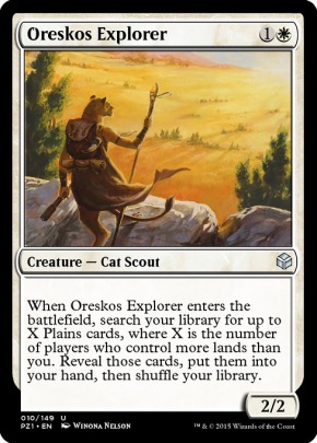 MTGNexus - Oreskos Explorer from Legendary Cube Prize Pack