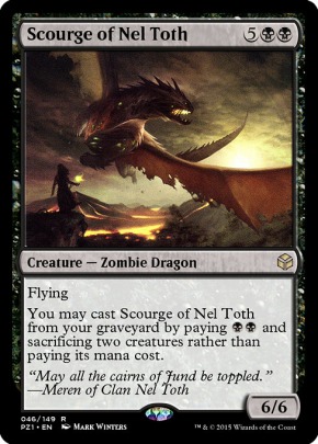 MTGNexus - Scourge of Nel Toth from Legendary Cube Prize Pack