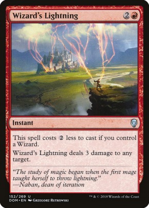 MTGNexus - Wizard's Lightning from Dominaria