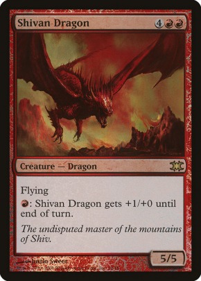 MTGNexus - Shivan Dragon from From the Vault: Dragons