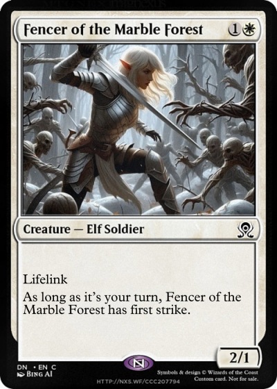 MTGNexus - Fencer of the Marble Forest
