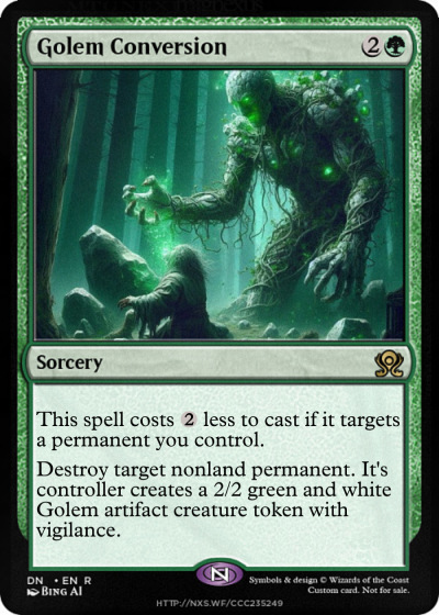 MTGNexus - Golem Conversion