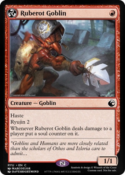 MTGNexus - Ruberot Goblin // Ruberot Ryujin